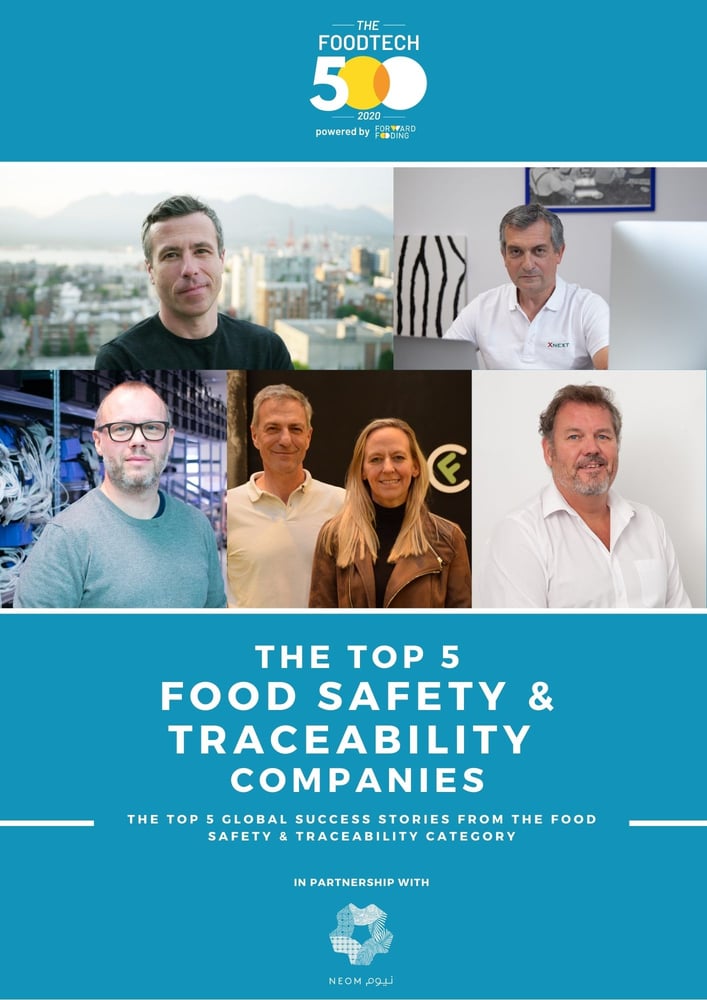 2020 FoodTech 500 - Top 5 Food Safety & Traceability