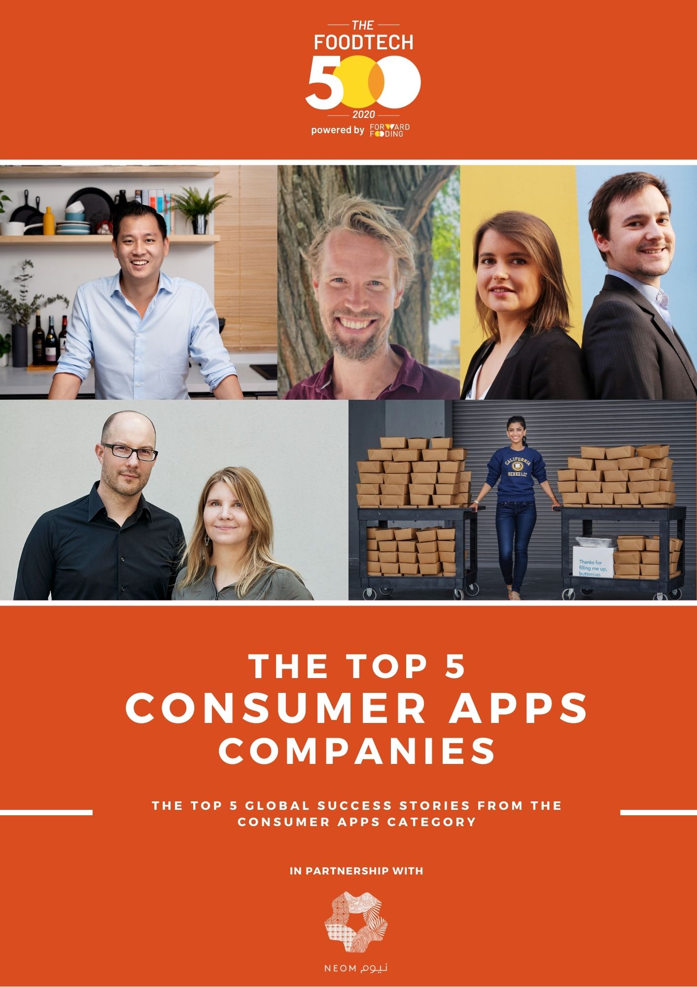 2020 FoodTech 500 - Top 5 Consumer Apps